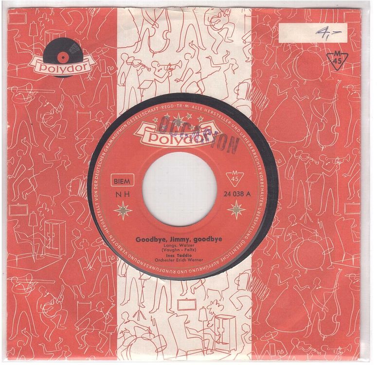 Ines Taddio - goodbye, jimmy, goodbye Single7 (Gebraucht) in Oberwil ...