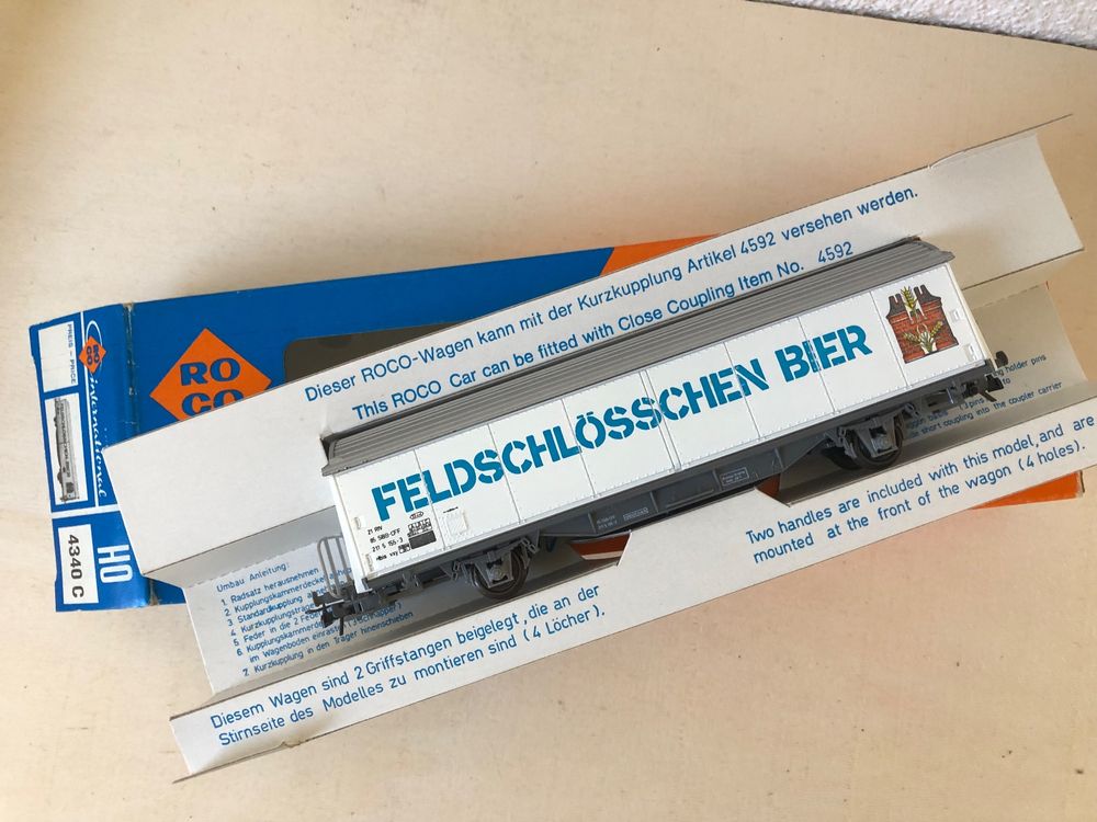 Roco H0 4340 C SBB Güterwagen Fedschlösschen Bier (Neu und ...