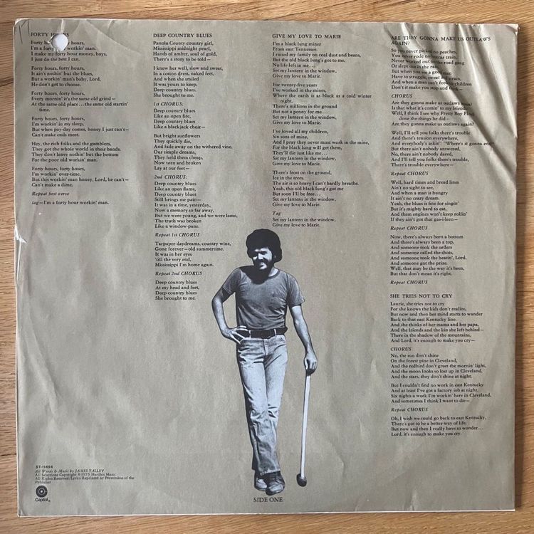 James Talley - Tryin' Like The Devil / 1. US-Press. 1976 (Gebraucht) in ...