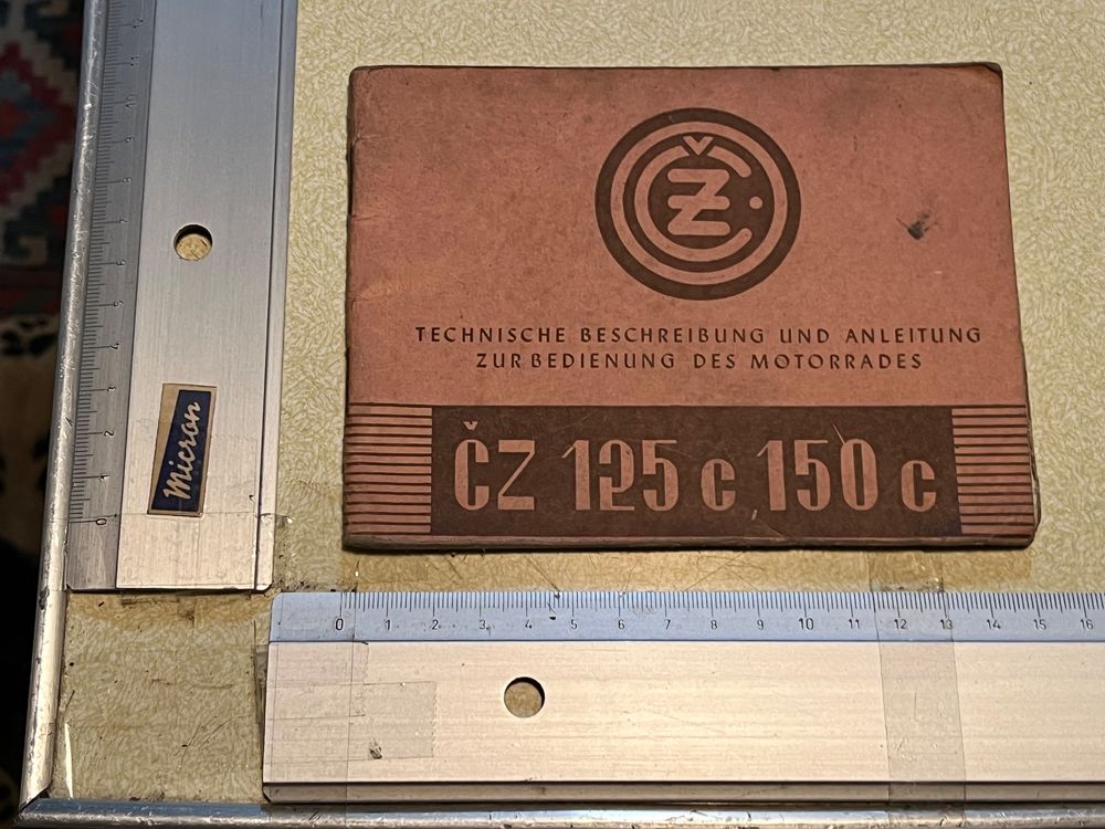 buch, heft, CZ 125 c, 150 c anleitung und prospekt federung (Gebraucht ...