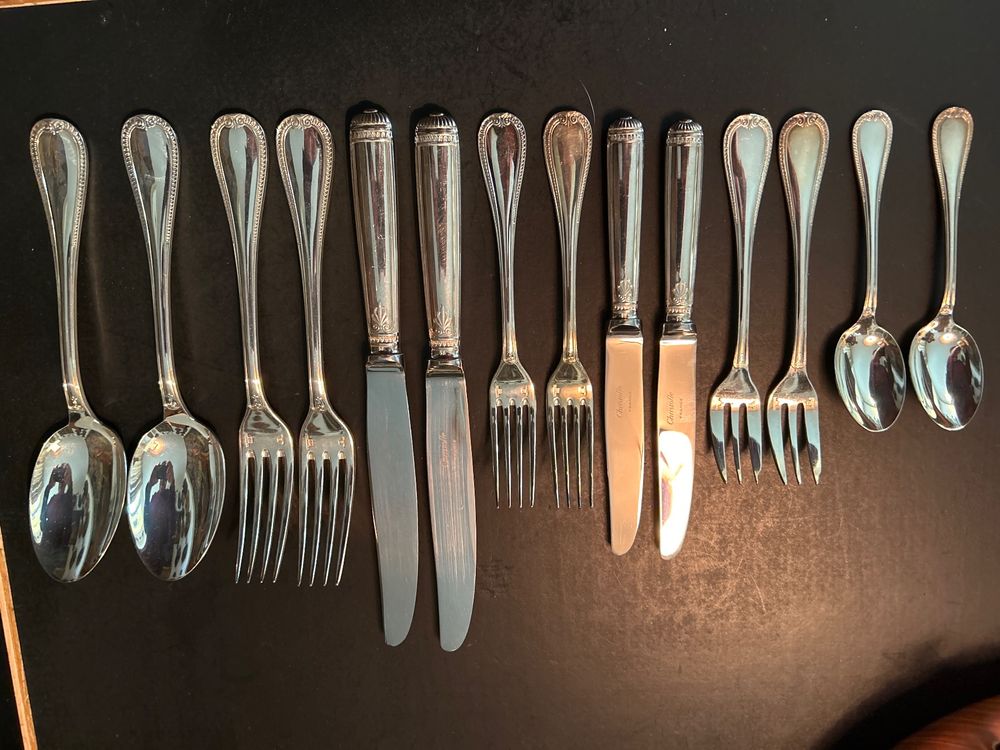 Christofle Paris Besteck 14 teilig Modell Malmaison | Kaufen auf Ricardo