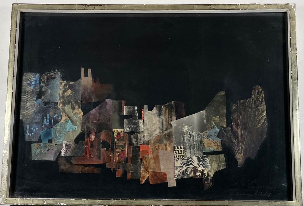 Alfred Hofkunst (1942-2004) grosse Collage (Gebraucht) in Root für CHF 505 – mit Lieferung auf ...