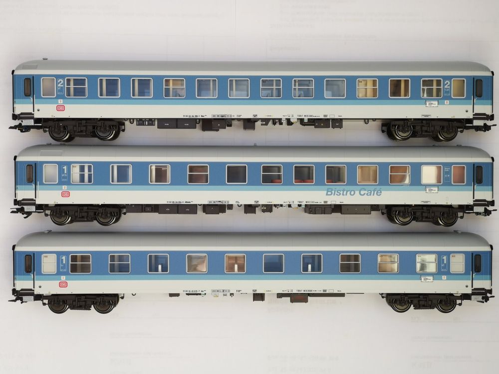 Märklin H0 43900 Personenwagen-Set InterRegio (Neu und originalverpackt ...