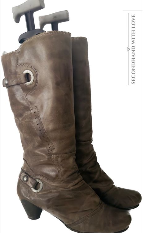 # WOMAN - Echtleder Stiefel Gr. 40 # (Gebraucht) in Bolligen für CHF 1 ...
