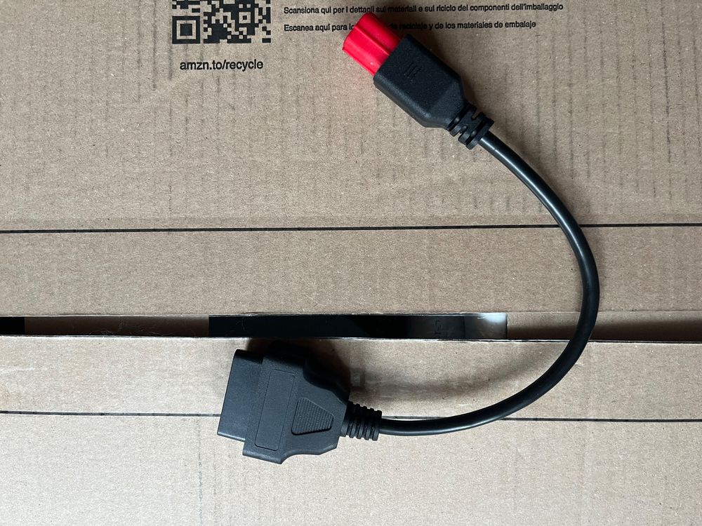 Diagnoseadapter für Motorräder – OBD2 auf 6-Pin Honda-Stecke (Neu ...