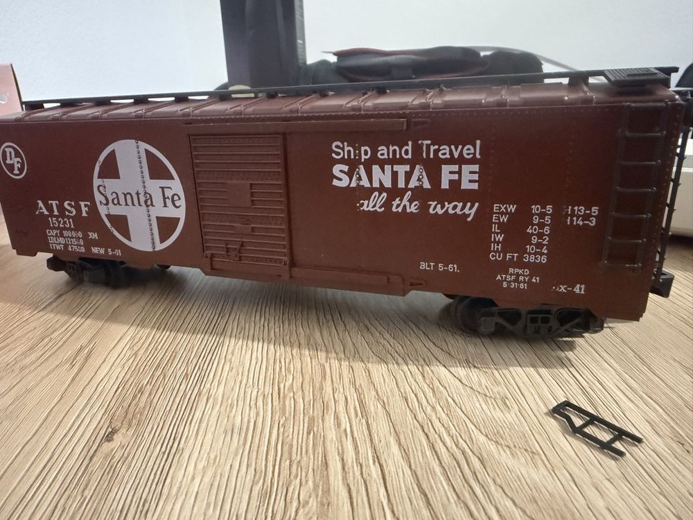 POLA Maxi Santa Fe Box Car Spur 0 – AT&SF – Made in Germany (Gebraucht ...