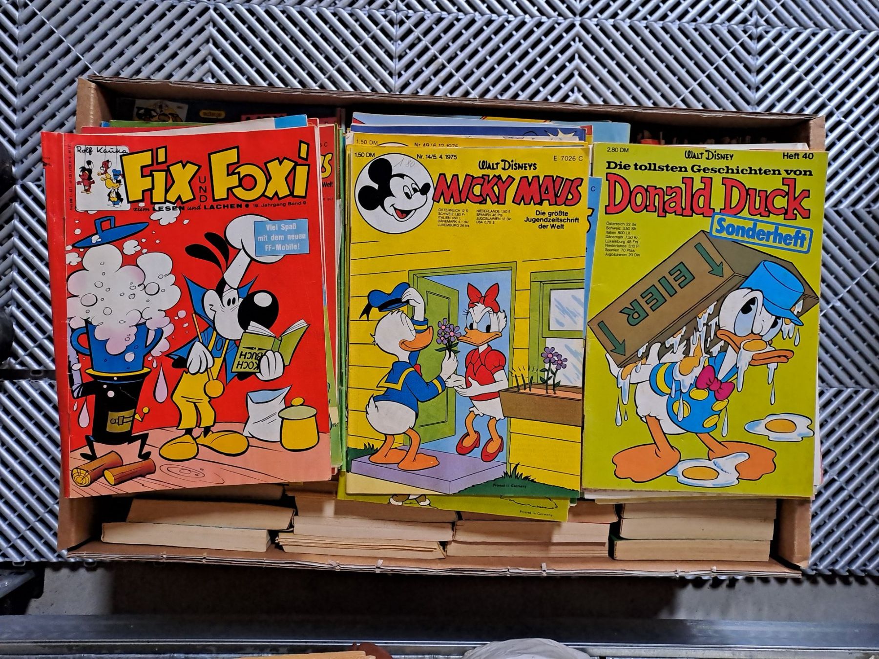 Grosses Konvolut von Micky Maus, Fix & Foxi, Donald Duck (Gebraucht) in ...