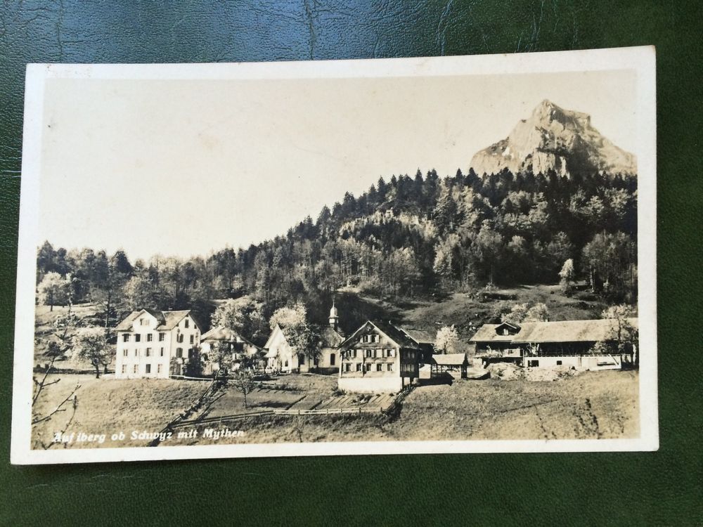 Auf Iberg ob Schwyz mit Mythen Rickenbach AK Nideröst (Gebraucht) in ...