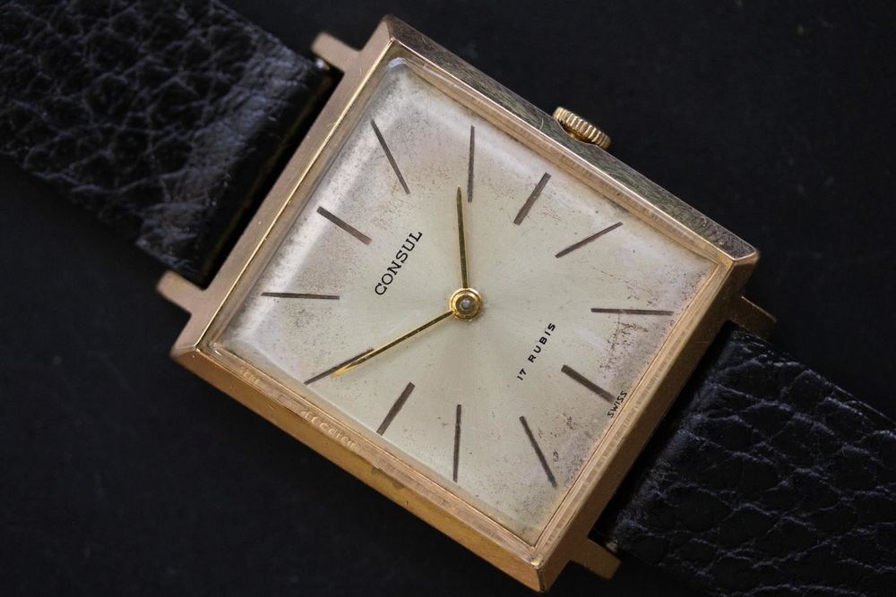 Goldige Swiss Consul Markenuhr / Damenuhr / Sammleruhr -1M (Gebraucht ...