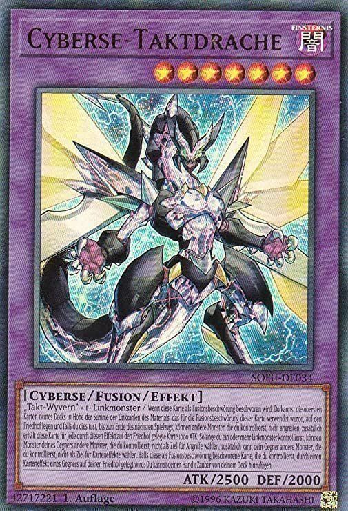 YU GI OH Cyberse-Taktdrache 1. Auflage SOFU-DE034 Ultra Rare | Kaufen auf Ricardo