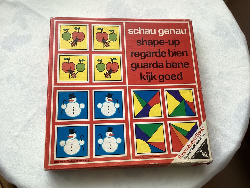 Ravensburger Spiel „Schau genau“, Ausgabe 1971 (Gebraucht) in Lausanne ...