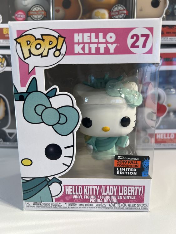 Funko POP! Hello Kitty (Lady Liberty) Edition Limitée 2019 (Neu und ...