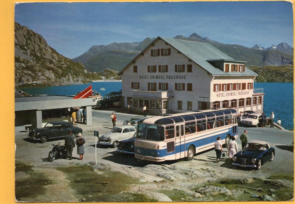 GRIMSEL-PASSHÖHE Hotel u. Kiosk, Fam. Schmidhalter, Auto Bus (Gebraucht) in Jona für CHF 7.9 ...