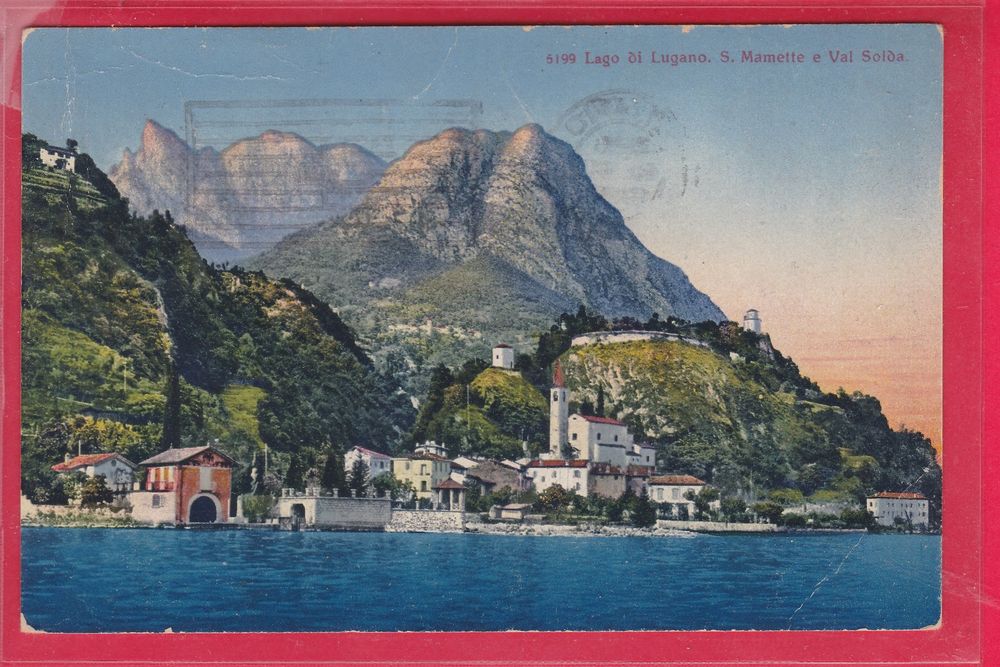 LAGO DI LUGANO, S.MAMETTE E VAL SOLDA, 16.7.1925 (Gebraucht) in ...