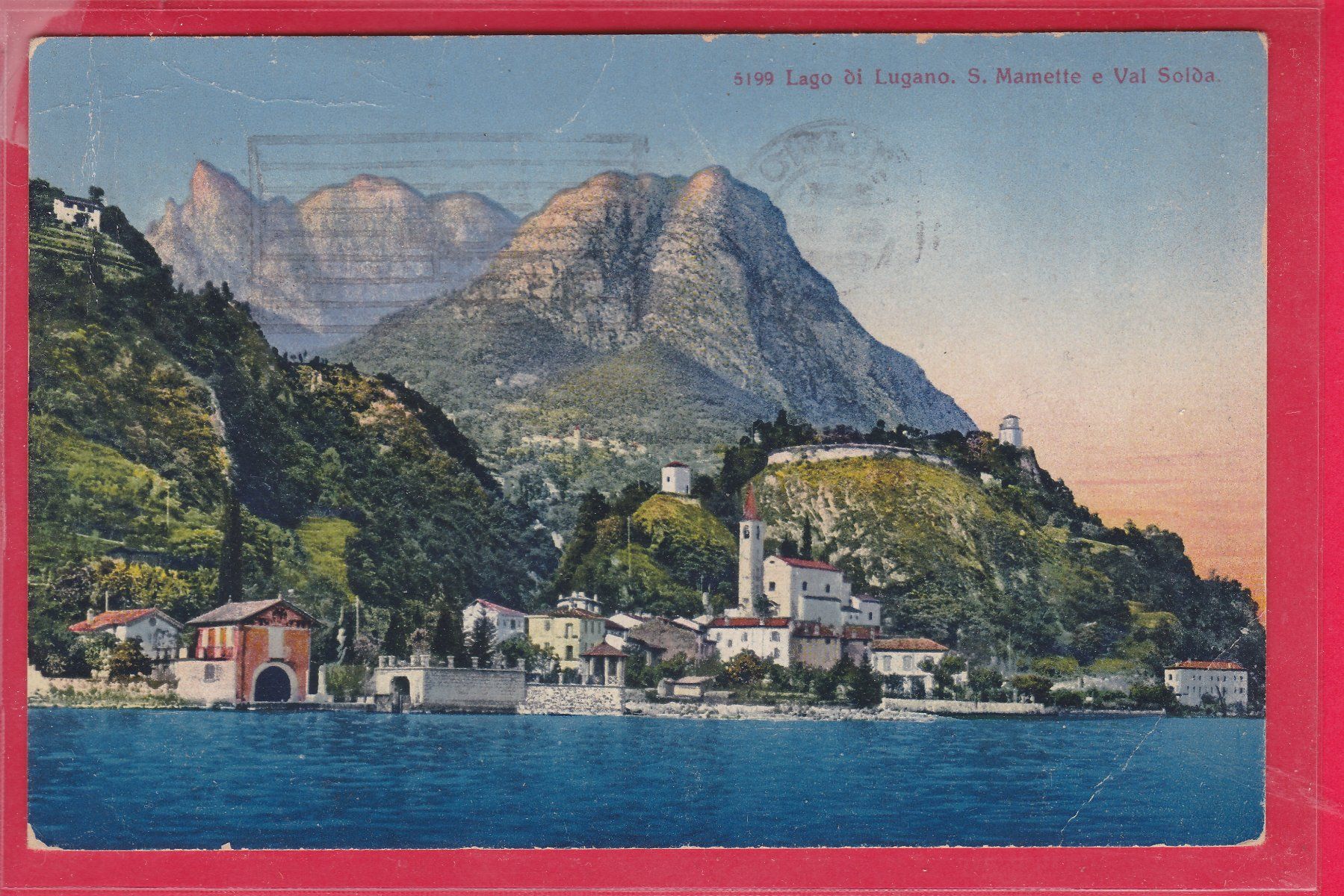 LAGO DI LUGANO, S.MAMETTE E VAL SOLDA, 16.7.1925 (Gebraucht) in ...