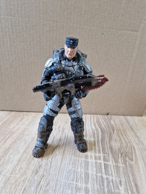 Gears of War Figur, Colonel Victor Hofmann, NECA 2008, 18 cm (Gebraucht ...