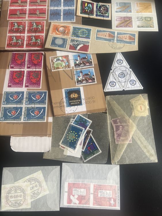 Timbres oblitérés hautes valeurs selon photos (D'occasion) à Charmey ...
