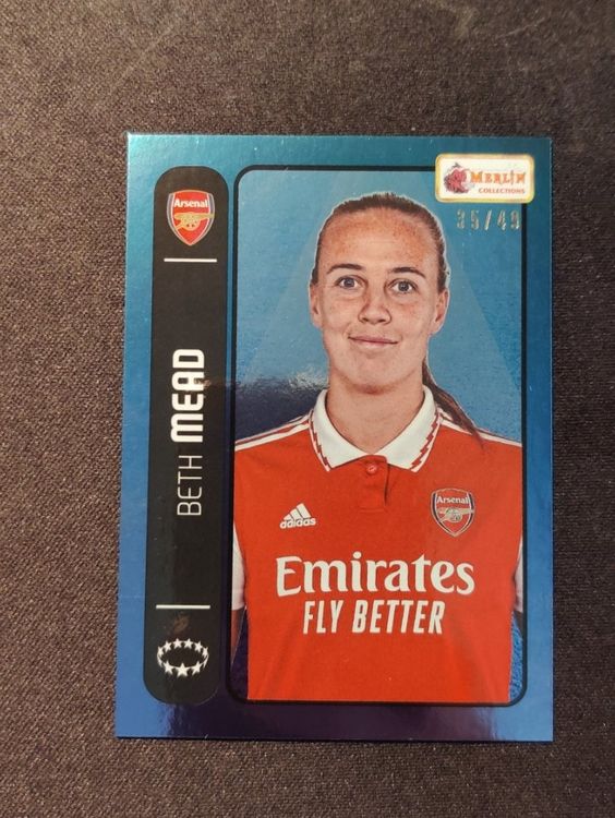 Topps Merlin 98 Heritage Beth Mead Arsenal FC /49 ab 1.- (Gebraucht) in ...