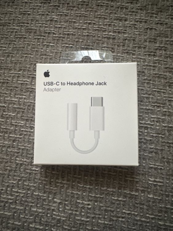 Apple USB-C auf 3.5mm Kopfh"oreranschluss Adapter Neu! (OVP) (Neu und ...