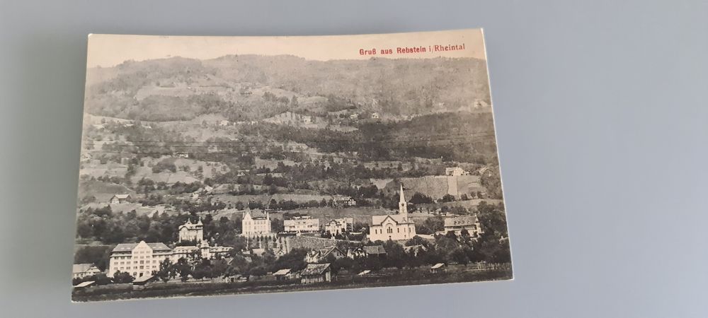 Rebstein St Gallen Rheintal Dorfansicht Karte Sammler Kaufen Auf