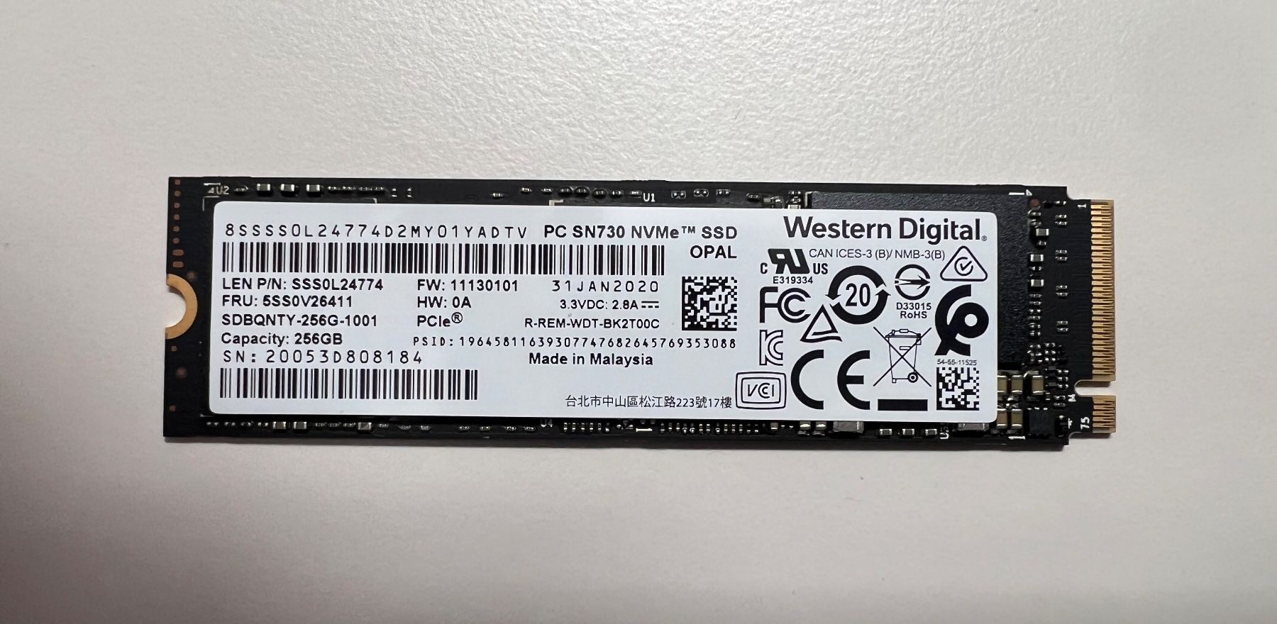 Western Digital (WD) NVMe SSD nur 20 Betrieb (Gebraucht) in Dietikon ...