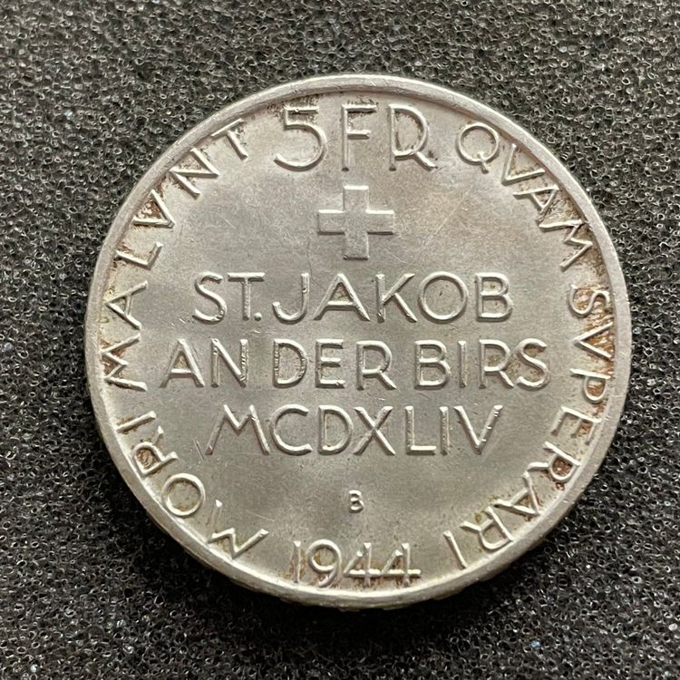 5 Franken Silber St. Jakob 1944 | Kaufen auf Ricardo
