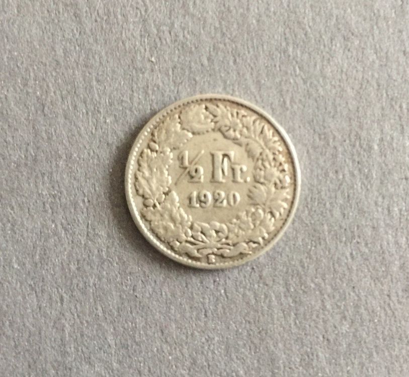 50 Rappen 1920 Silber | Kaufen auf Ricardo