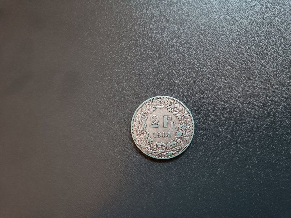 2 Franken Münze Silber Jahrgang 1914 (Gebraucht) in Oberwil BL für CHF 7 – mit Lieferung auf ...