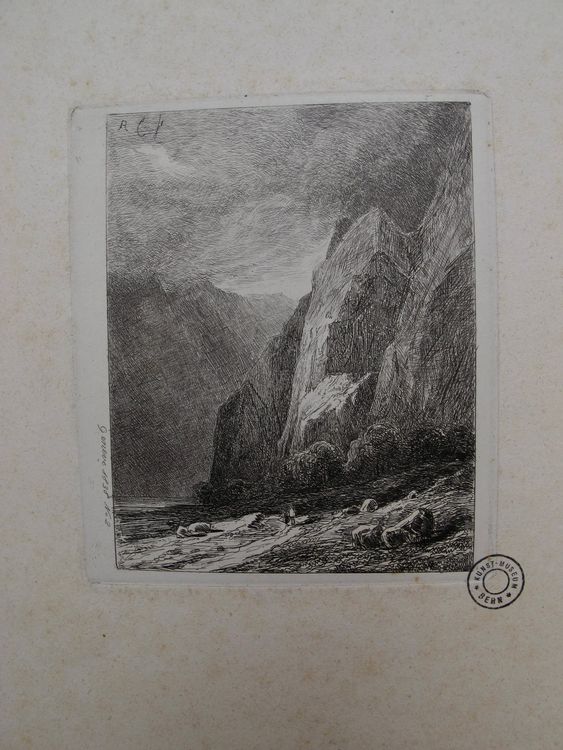 Alexandre Calame Radierung von 1838 | Kaufen auf Ricardo