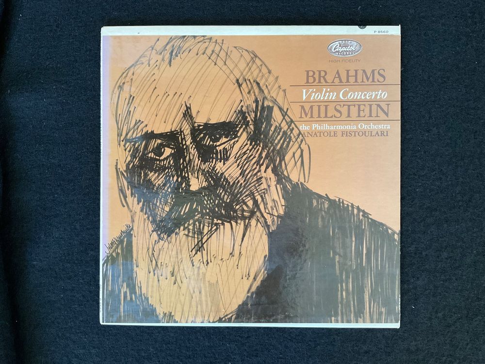 Historische Aufnahme: Brahms Violinkonzert -Vinyl (Gebraucht) in ...