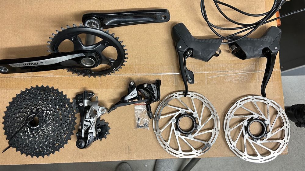 Sram Rival 1x11 GXP mit hydr Bremsen, kompl Gruppe | Kaufen auf Ricardo