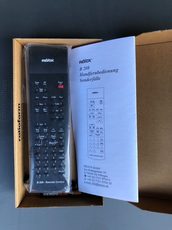 Revox B208 Fernbedienung | Kaufen auf Ricardo