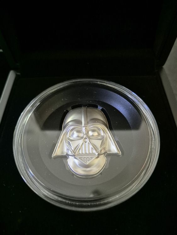 Star Wars Darth Vader Premium Helmet Silber 2 oz Silver Coin (Neu und ...