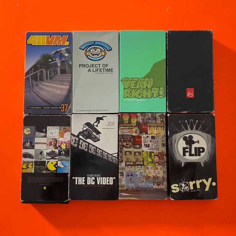 Late 90s / early 2000s Skateboard VHS tape collection (Gebraucht) in ...