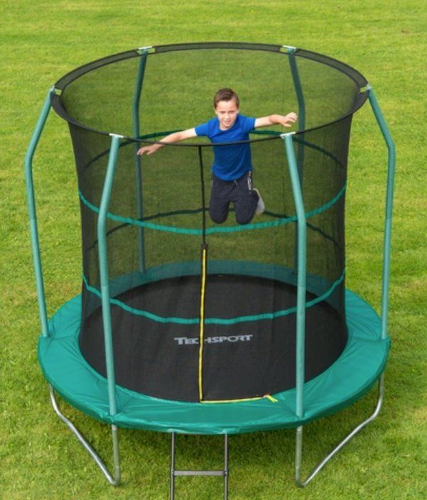 TechSport Outdoor Trampolin rund mit Netz 244 cm (Gebraucht) in für CHF ...