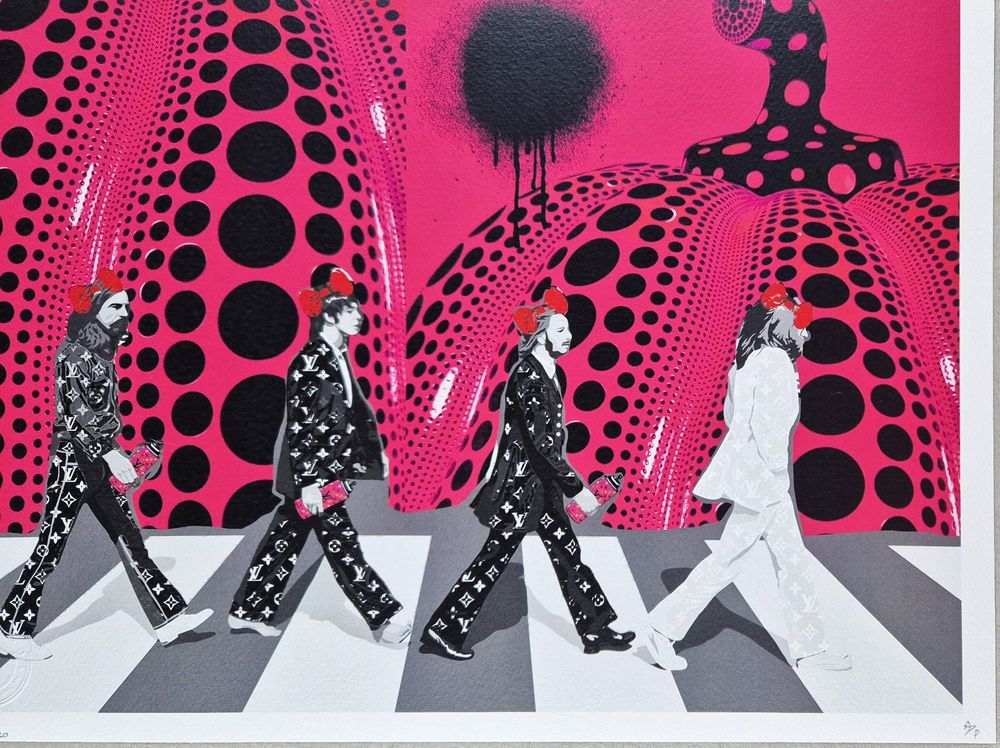 Death NYC Ltd Ed Pop Art Druck " Kusama Pumpkin & Beatles (Neu (gemäss ...