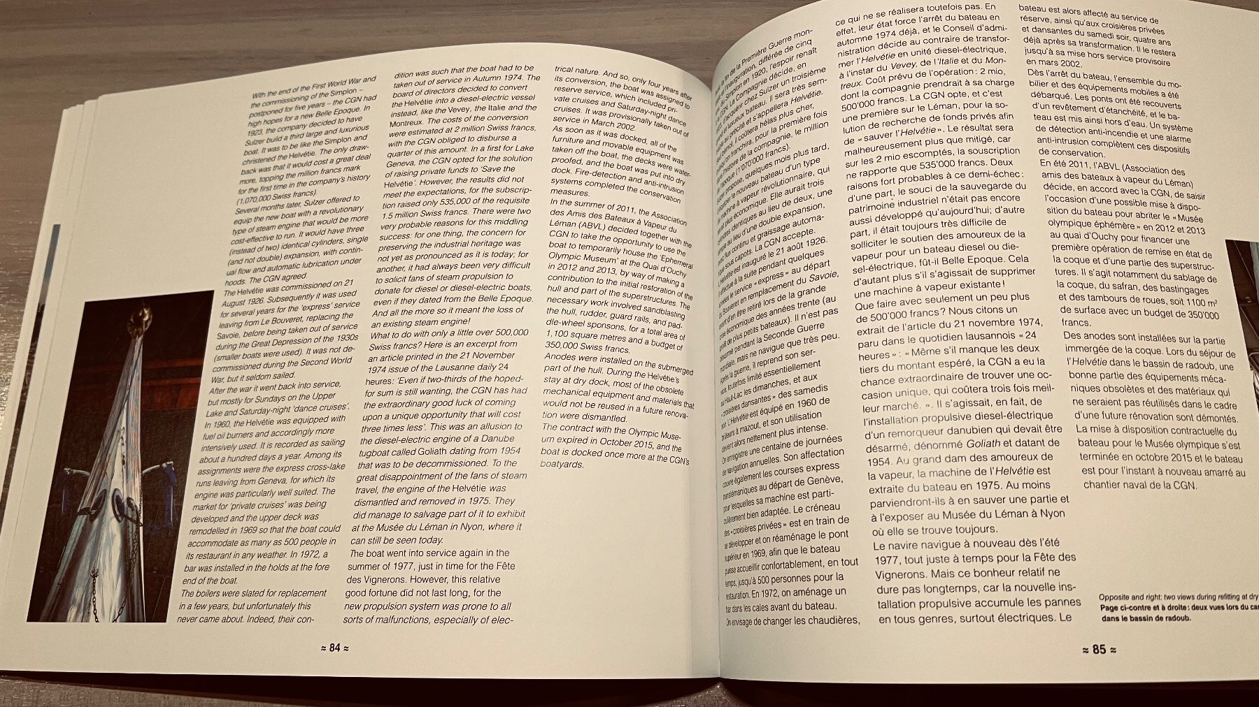 Les bateaux de la CGN de la belle époque au XXIème siècle (Neuf (Voir ...