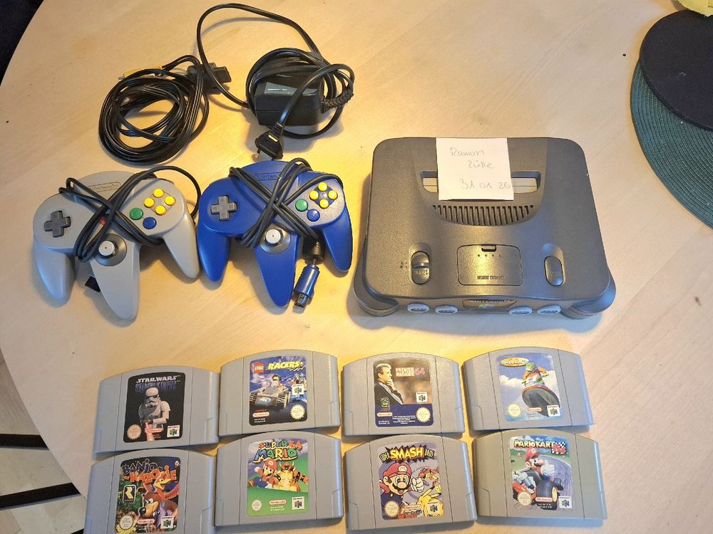 Nintendo 64 mit 2 Controllern und 8 Spielen (Gebraucht) in St.Gallen ...