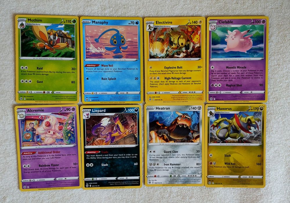 8 Cards Rare Pokemon English Brillant Stars Anglais EN | Kaufen auf Ricardo