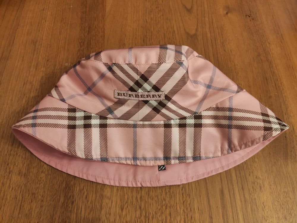 Burberry Bucket Hat Fischerhut Rosa Pink Karriert Check V... | Kaufen ...