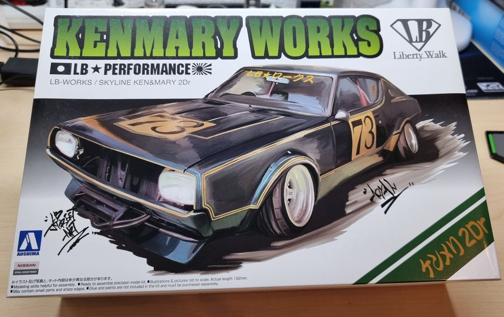 Kenmary Nissan Skyline 2000 GT-R LB 1:24 Modellauto Bausatz | Kaufen ...