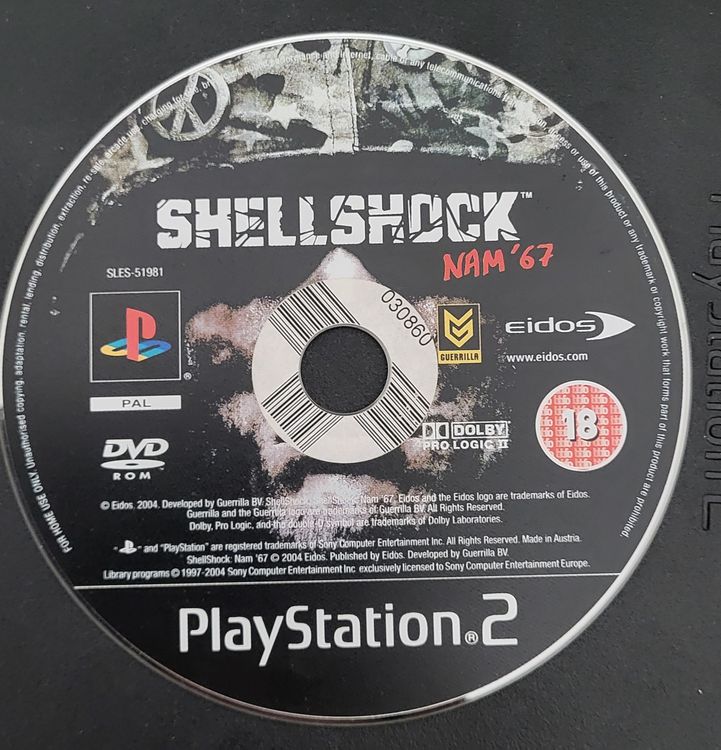 Shellshock Nam'67 PS2 EIDOS Playstation 2 Français Guerre FR (Gebraucht ...