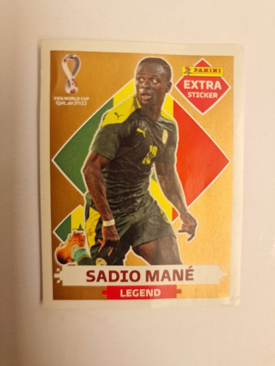 Panini Extra Sticker 2022 Sadio Mané Gold | Kaufen auf Ricardo