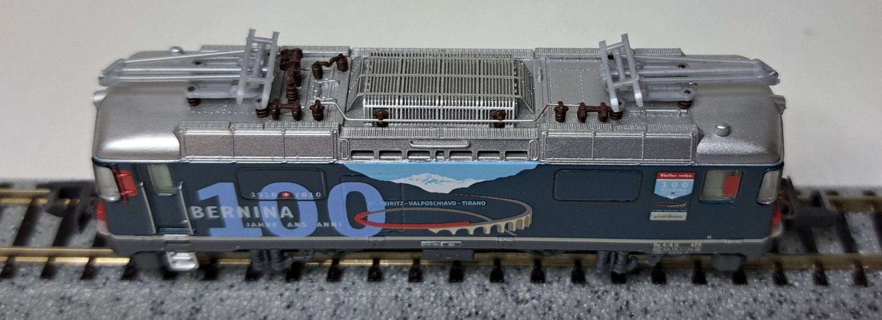 RhB Ge 4/4 II 619 100 Jahre Bernina MDS Analog Spur N (Gebraucht) in ...
