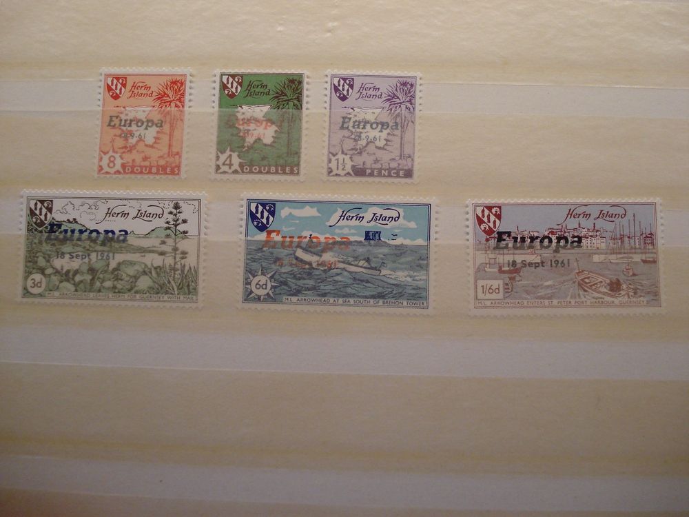 Satz 1961, Herm Island **, Europamarken (Gebraucht) in Niederwil AG für CHF 1 – mit Lieferung ...