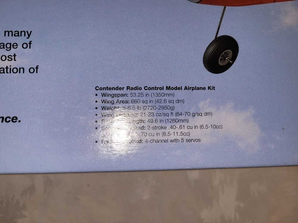 Top Flite Contender Gold Edition, Neu+OVP., komplett (Neu und ...