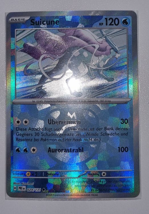 Suicune Master Ball Prismatic Evolutions - DE MINT (Gebraucht) in Muhen ...