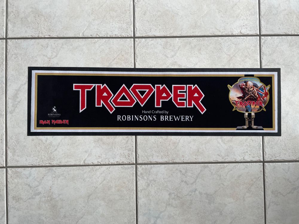 Tapis de Bar Iron Maiden Bière Trooper (Gebraucht) in Vallamand für CHF ...