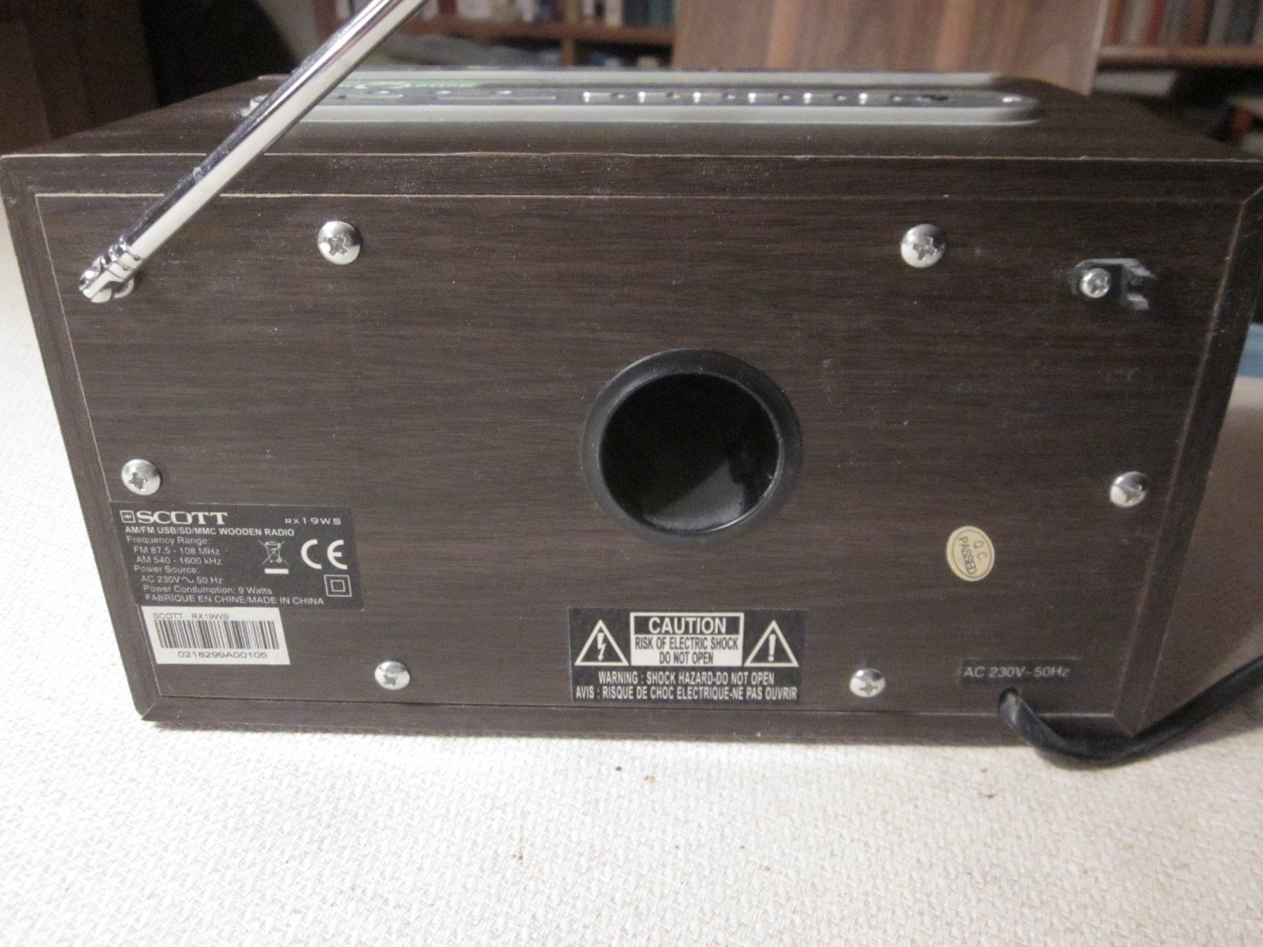 SCOTT Radio UKW, MW, USB- und SD/MMC Abspielgerät MP3. (Gebraucht) in ...