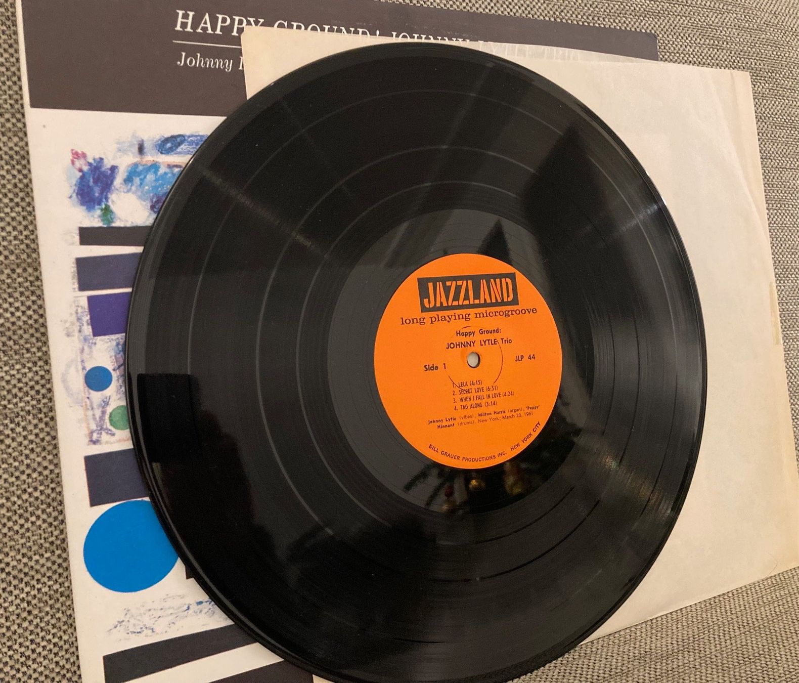 Johnny Lytle Trio - Happy Ground! - USA Jazzland Mono - 1961 (Gebraucht ...